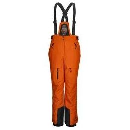 Skihose Killtec "KSW 204 BYS SKI PNTS", Kinder, Gr. 176, Normalgrößen, braun (rostbraun), Oberstoff: 100% Polyester, Futter: 100% Polyester, Füllung: 100% Polyester, Hosen, Wasserdichte, atmungsaktive Skihose mit verstellbarem Latz und Trägern