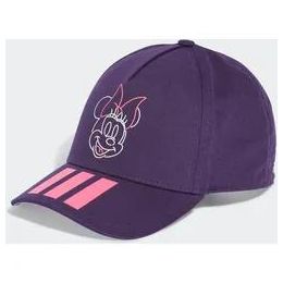 Beanie Adidas PERFORMANCE "LK DY MI CAP", Kinder, aurora plum, Obermaterial: 100% Baumwolle, Mützen, Kinder Baseball Cap mit einer Minnie Mouse-Grafik
