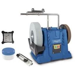 Nass-Trockenschleifer Scheppach "TIGER 7000S", blau, B:27cm H:36,5cm L:45,5cm, Schleifmaschinen, 200W, 250mm Korund-Schleifstein, 115min-1