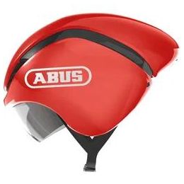 Rennradhelm Abus "GAMECHANGER TT" Gr. S, rot, Helme, S Kopfumfang: 51cm - 55cm, glänzend, unifarben