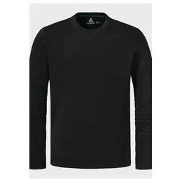 Sch&ouml;ffel Funktionsshirt SCH&Ouml;FFEL "Hiking CIRC Longsleeve Style Smue MNS", Herren, Gr. 54, schwarz (9990, schwarz), Oberstoff: 100% Polyester, Rundhals, Shirts Funktionsshirt