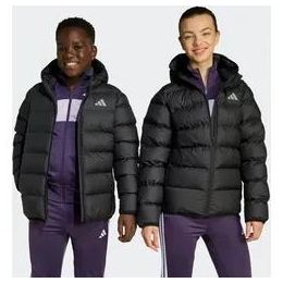 Steppjacke Adidas SPORTSWEAR "J SD JKT", Kinder, Gr. 152, schwarz, schwarz, schwarz, Obermaterial: 100% Polyester. Wattierung: 100% Polyester, Jacken