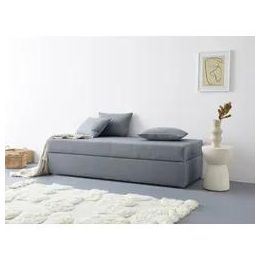 Polsterliege Maintal "Diana", grau, B:83cm L:203cm, Komplettbetten
