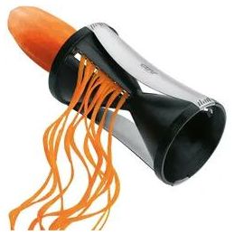 Spiralschneider Gefu "Spirelli", silber (silberfarben, schwarz), Zerkleinerer, japanisches Spezialmesser