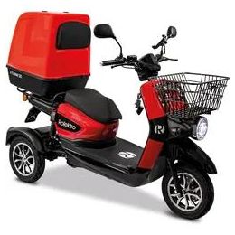 Elektromobil Rolektro "Rolektro E-Carrier 25 V.3 Lithium mit XXL-Koffer", rot (rot, schwarz), ElektromobileB:71cm H:125cm L:177,5cm, B:71cm H:125cm L:177,5cm