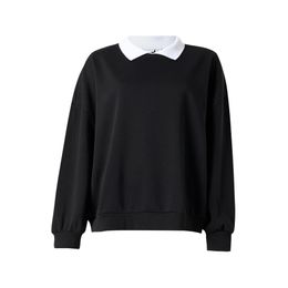 Noisy may Sweatshirt 'NMSELDA' Damen Gr&ouml;&szlig;e XS schwarz / wei&szlig;