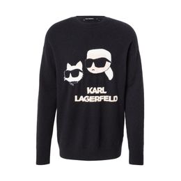 K by KARL LAGERFELD Karl Lagerfeld Pullover Herren Gr&ouml;&szlig;e XL schwarz / wei&szlig;