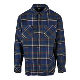 Urban Classics Hemd 'Mountain' Herren Gr&ouml;&szlig;e XL dunkelblau / dunkelgr&uuml;n / dunkelrot / wei&szlig;