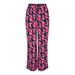 Y.A.S YAS Pants 'Sippy' female size 42 Turquoise / Pink / Dark red / Black