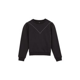 WE Fashion Sweatshirt M&auml;dchen Gr&ouml;&szlig;e 122/128 schwarz