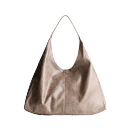 Bershka Schultertasche Damen Gr&ouml;&szlig;e One Size dunkelbeige