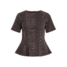 Vila Bluse 'VIChia' Damen Größe XXL brombeer / schwarz