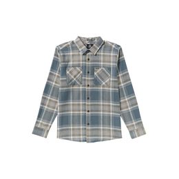 Volcom Hemd 'NETASTONE FLANNEL' Herren Gr&ouml;&szlig;e XS hellbeige / blau / wei&szlig;