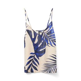 V&eacute;ro Moda Vero Moda Top 'VMVINA' Damen Gr&ouml;&szlig;e M blau / marine / wollwei&szlig;