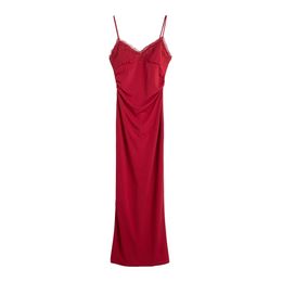 Bershka Kleid Damen Gr&ouml;&szlig;e 40 rot Winterkleid