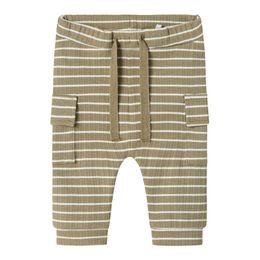 name it Hose 'NBMOCONNOR' Gr&ouml;&szlig;e 56 khaki / wei&szlig;