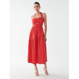BWLDR Dress 'LANA MIDI DRESS' female size 36 Dark orange