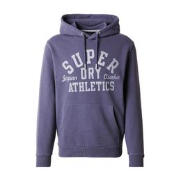 Superdry & Co Sweatshirt 'Athletic Essentials' Herren Gr&ouml;&szlig;e S grau / brombeer