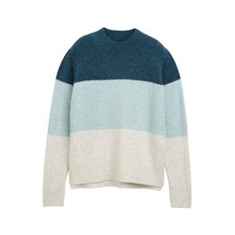 Tom Tailor Denim Pullover Damen Gr&ouml;&szlig;e XXL petrol / mint / wei&szlig;