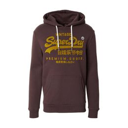 Superdry Sweatshirt Herren Größe S schoko / senf