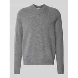Drykorn Strickpullover mit gerippten Abschlüssen Modell 'NUMIR'