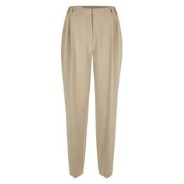 Madeleine Mode MADELEINE Bundfaltenhose Damen Größe 40 beige