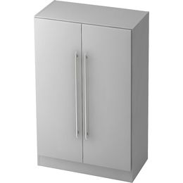 Aktenschrank, H&ouml;he 1270 mm, 2 Fachb&ouml;den, lichtgrau kaiserkraft