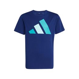 adidas Sportswear Funktionsshirt 'Essentials' Mädchen Größe 128 azur / pastellblau / dunkelblau