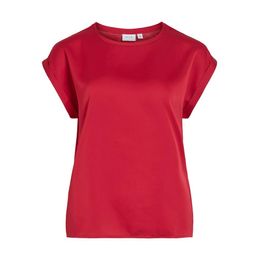 Vila T-Shirt 'VIEllette' Damen Gr&ouml;&szlig;e S cranberry