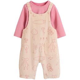 next Set girl Beige, Pink size 3-6 mths
