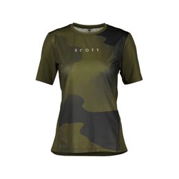 DEVOLD W TRAIL VERTIC S/SL TEE in Grün | Gr.: onesize