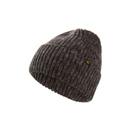 Camel Active Beanie aus reiner Baumwolle in Schwarz | Gr.: onesize