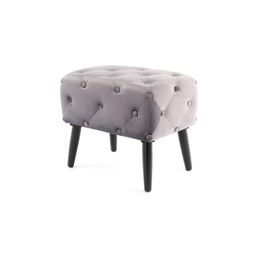 Kayoom Hocker Piano in grau - schwarz | Gr.: onesize