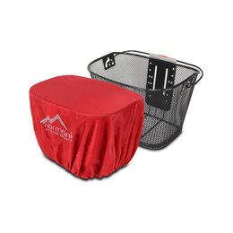 Normani Outdoor Sports Regenüberzug für Fahrradkörbe BiCage in Rot | Gr.: onesize