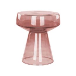 Beliani Beistelltisch LAGUNA in Rot - (W) 37 x (H) 43 x (L) 37 cm | Gr.: onesize
