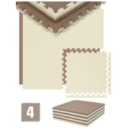 Eyepower Fitnessmatte Prometheus 4er Set in beige | Gr.: onesize