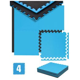 Eyepower Fitnessmatte Prometheus 4er Set in blau | Gr.: onesize
