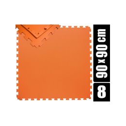 Eyepower Kampfsportmatte Hestia 8er-Set in orange | Gr.: onesize