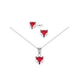 Alexander York Kinder-Schmuckset FUCHS in 925 Sterling Silber, 4-tlg. | Gr.: onesize