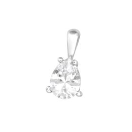 Alexander York Anh&auml;nger SOLIT&Auml;R PEAR 6 mm in 925 Sterling Silber | Gr.: onesize