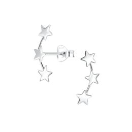 Alexander York Ohrringe, Ohrstecker TRIPLE STAR in 925 Sterling Silber, 2-tlg. | Gr.: onesize