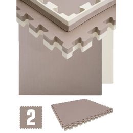 Eyepower XXL Trainingsmatte Alekto 2er-Set in beige | Gr.: onesize