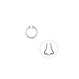 Alexander York Septumring HUFEISEN 8 mm in 925 Sterling Silber in silber | Gr.: onesize