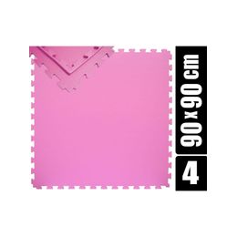 Eyepower Kampfsportmatte Hestia 4er-Set in pink | Gr.: onesize