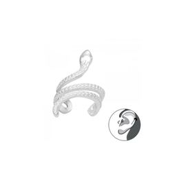Alexander York EAR CUFF I Schlange in 925 Sterling Silber in silber | Gr.: onesize