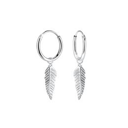 Alexander York Ohrringe CHARM-FEDER in 925 Sterling Silber, 2-tlg. in silber | Gr.: onesize