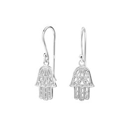 Alexander York Ohrringe HAMSA in 925 Sterling Silber, 2-tlg. in silber | Gr.: onesize