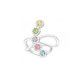 Alexander York EAR CUFF KRISTALL regenbogenfarben in 925 Sterling Silber in silber | Gr.: onesize