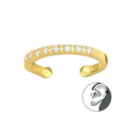 Alexander York Ear Cuff Zirkonia in Gold in gold | Gr.: onesize