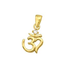 Alexander York Anh&auml;nger Om YOGA SYMBOL in Gold aus 925 Sterling Silber in gold | Gr.: onesize